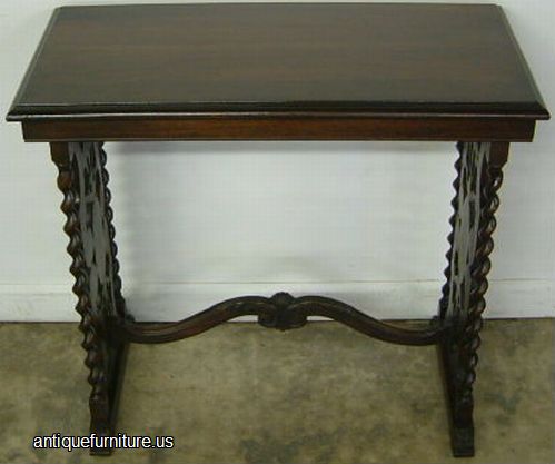 Antique Walnut Table at AntiqueFurniture.US
