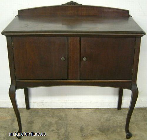 Antique Walnut 2 Door Server at AntiqueFurniture.US